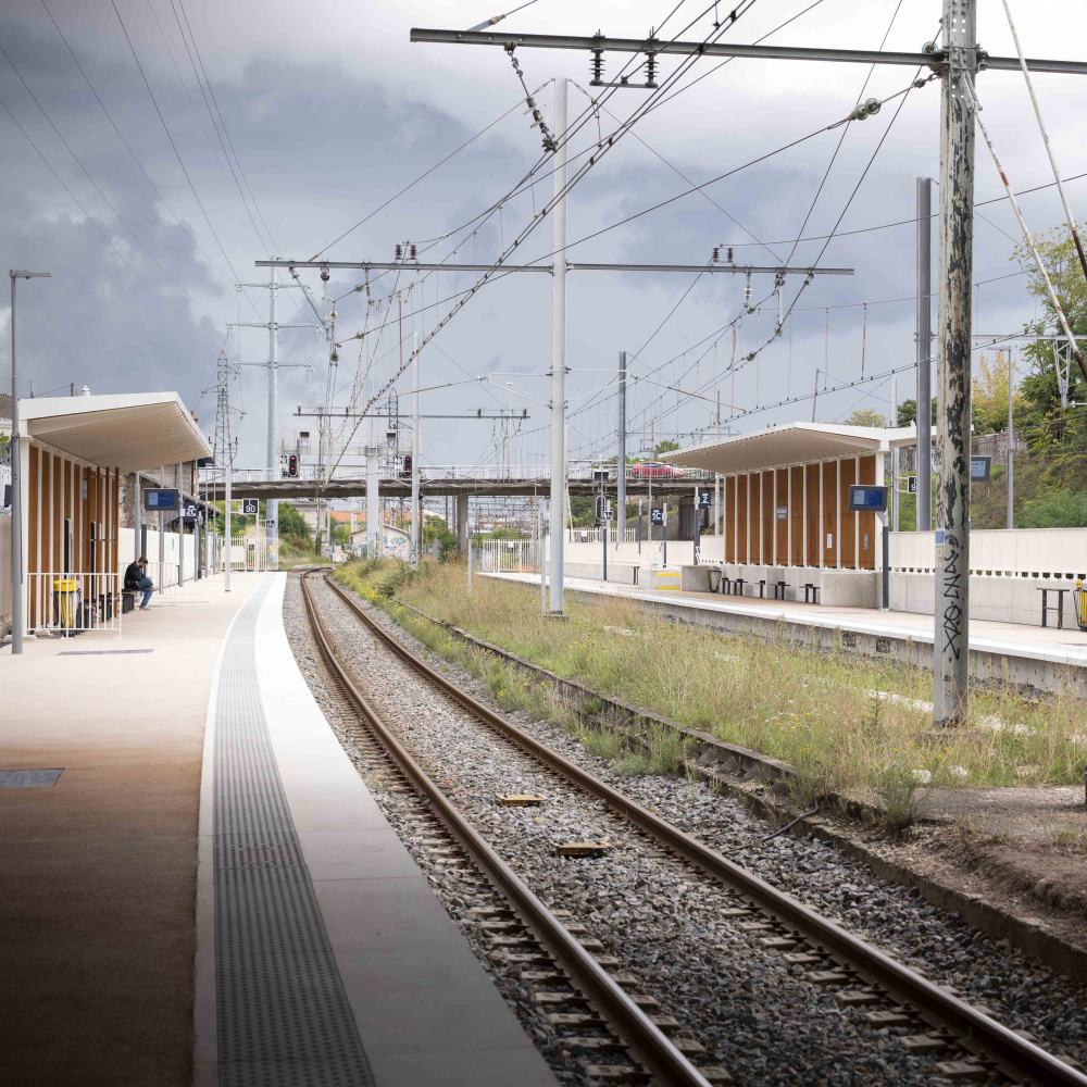 Ouverture de la halte TER de Talence-Médoquine